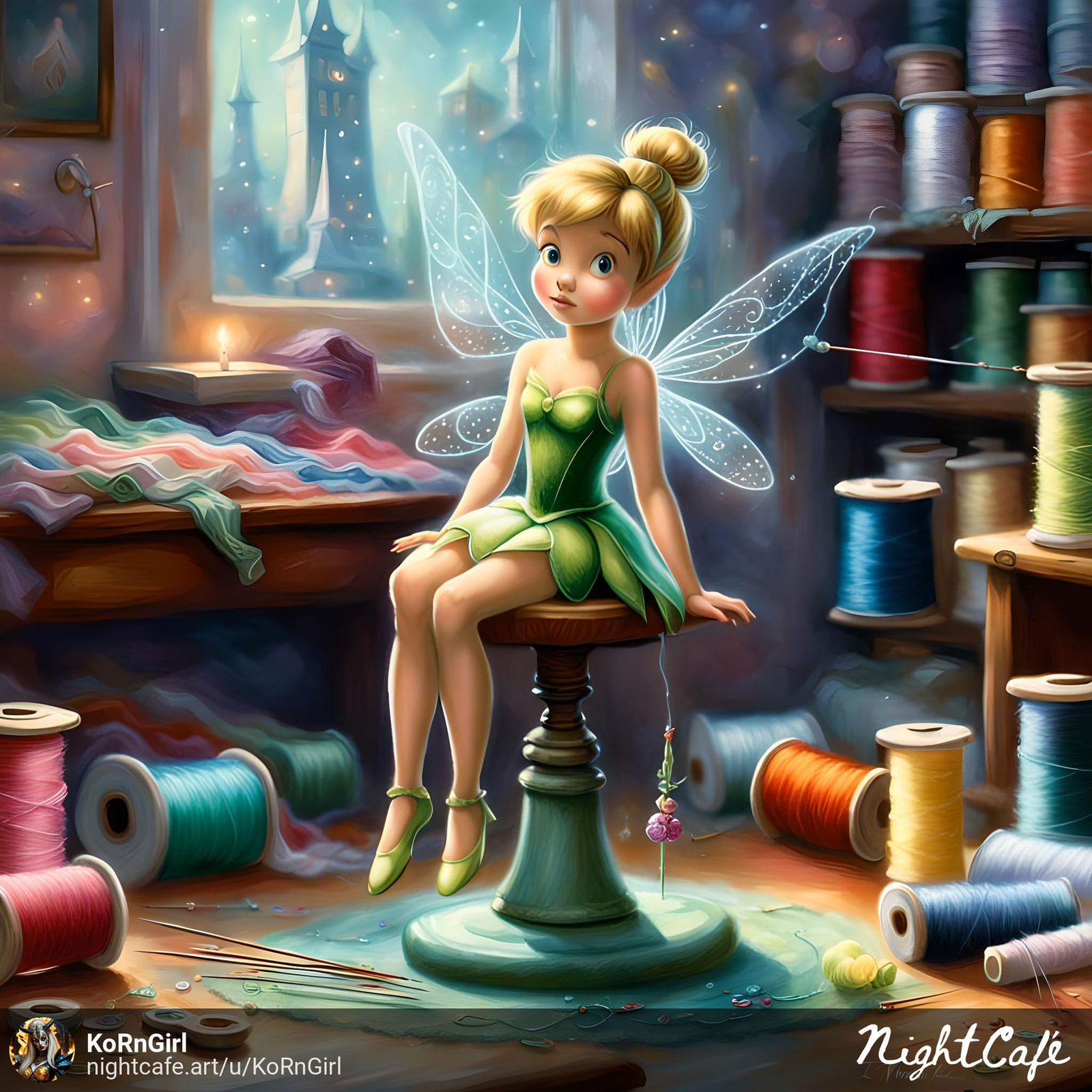 Tinkerbell - AI Generated Artwork - NightCafe Creator