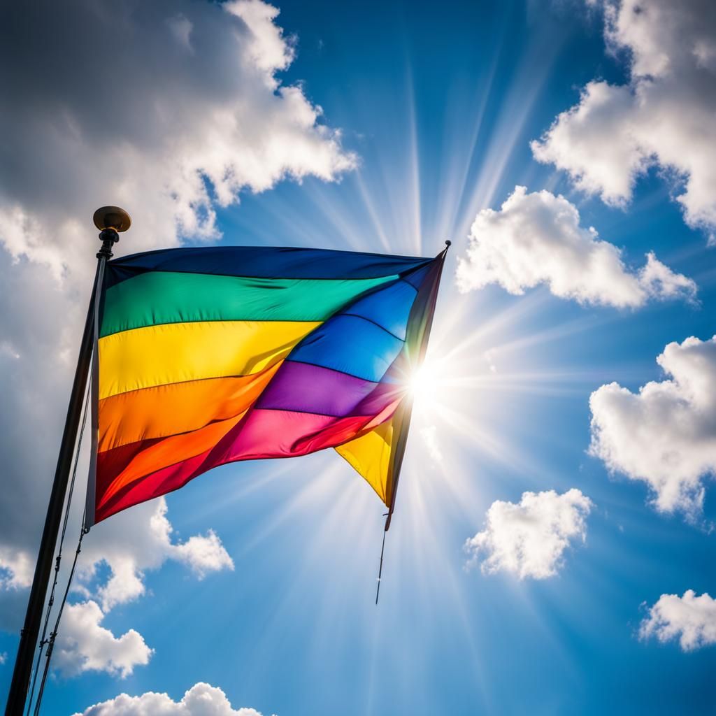 pride flag - AI Generated Artwork - NightCafe Creator