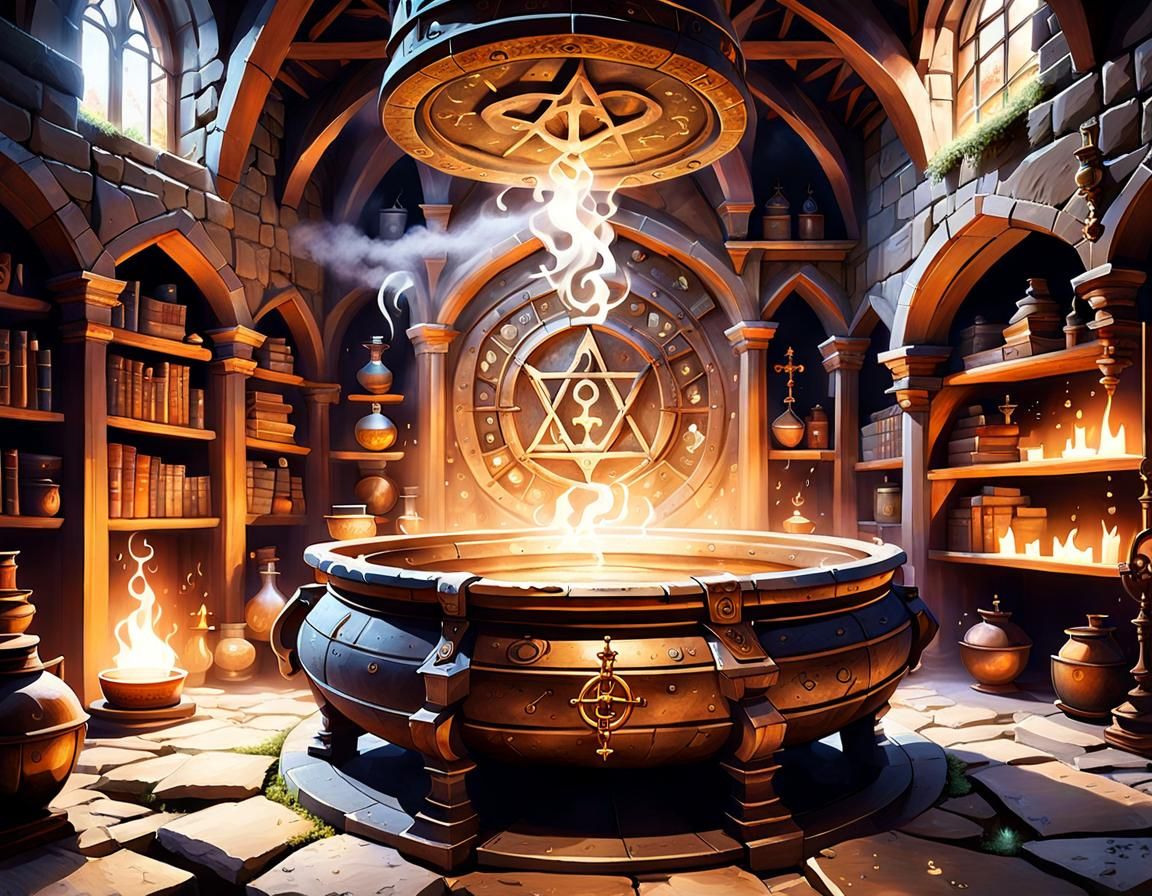 Alchemical Forge - AI Generated Artwork - NightCafe Creator