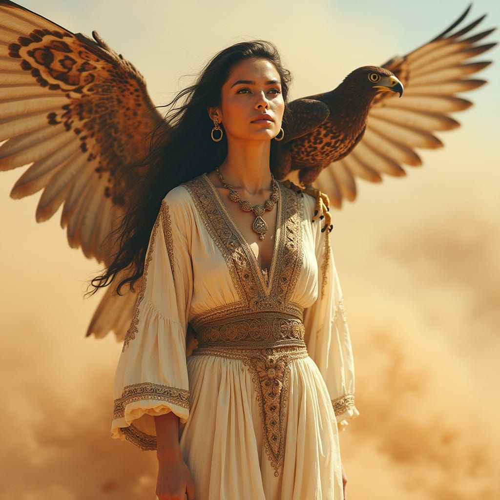 Druid Healer of the Falcon Tribe - Druid Healer of the Falco...