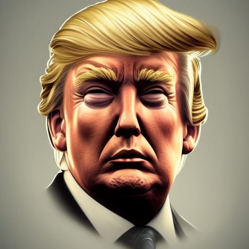 Donald Trump - AI Generated Artwork - NightCafe Creator
