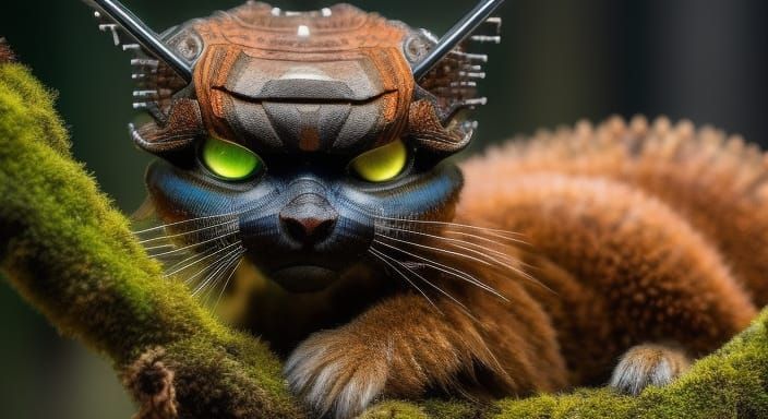 Alien Cat - AI Generated Artwork - NightCafe Creator
