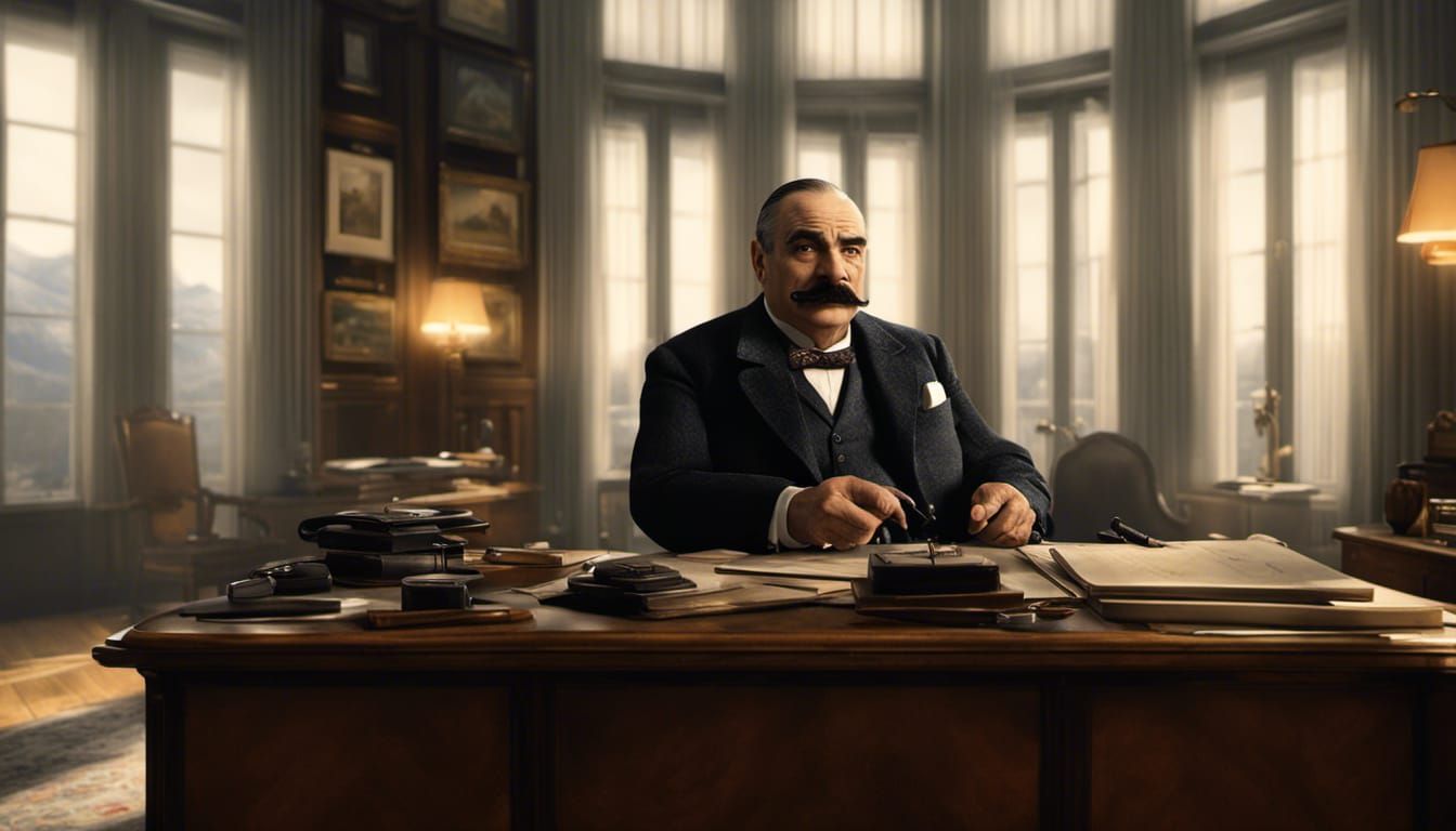 Hercules Poirot - AI Generated Artwork - NightCafe Creator