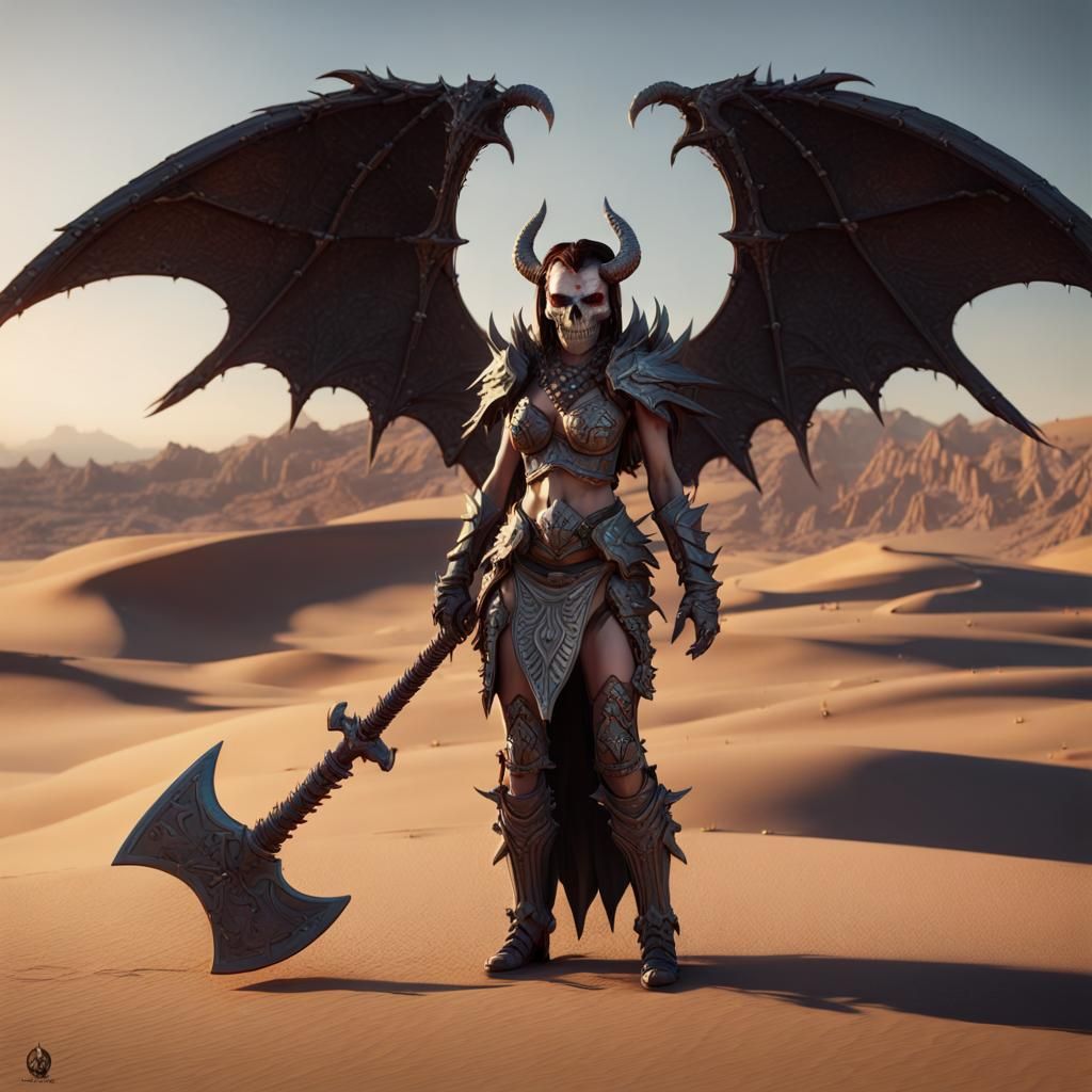 Pisaca Female Executioner - AI Generated Artwork - NightCafe Creator