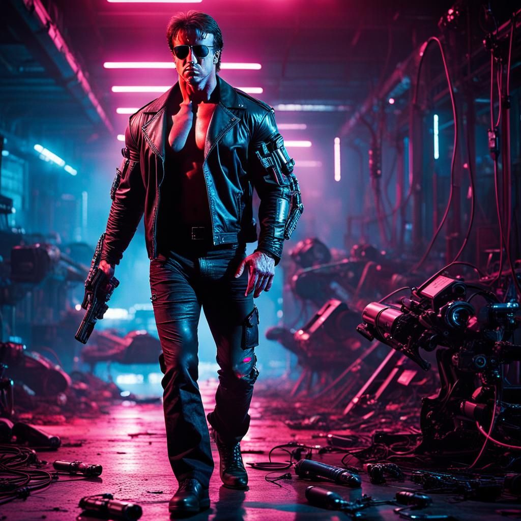 Terminator: Future Warrior starring Sylvester Stallone (series) - AI ...