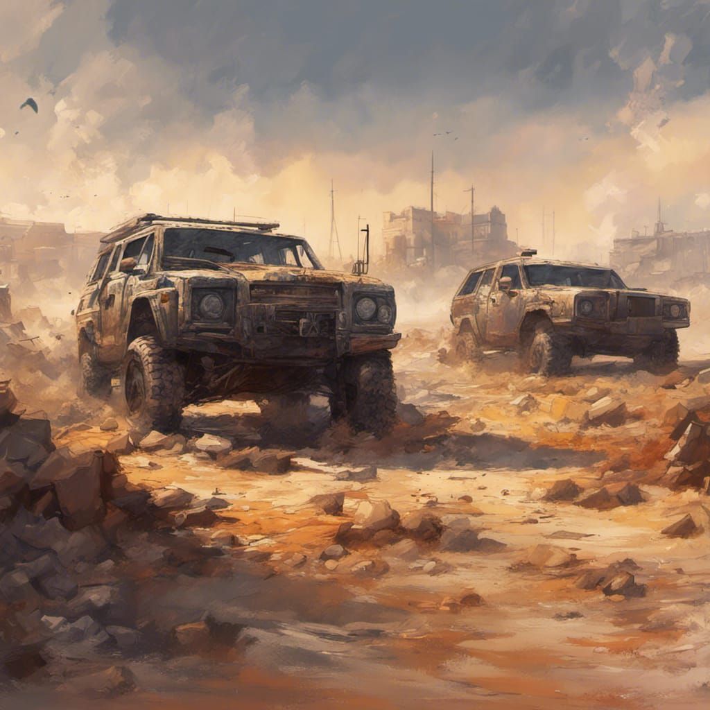 Desolate wasteland - AI Generated Artwork - NightCafe Creator