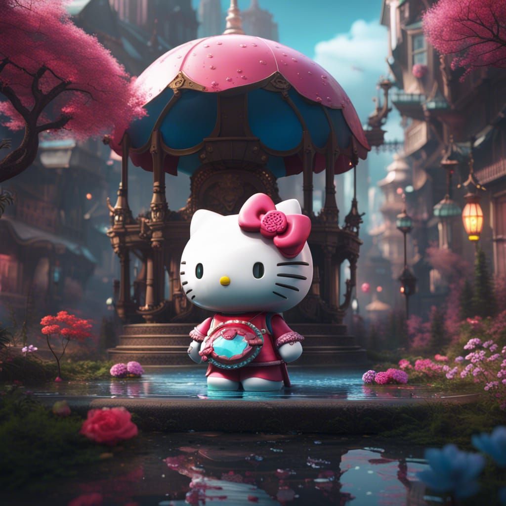HELLO KITTY - AI Generated Artwork - NightCafe Creator