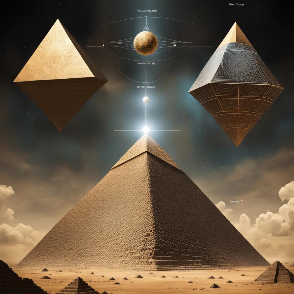 being shown two conical vortexes and the staff hooked around the center ...