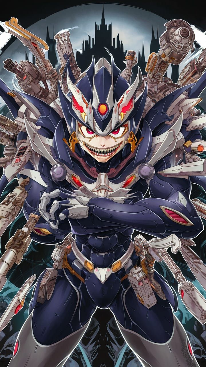 Ultra Detailed Anime Style portrait of Scary looking MegaMan Zero ...