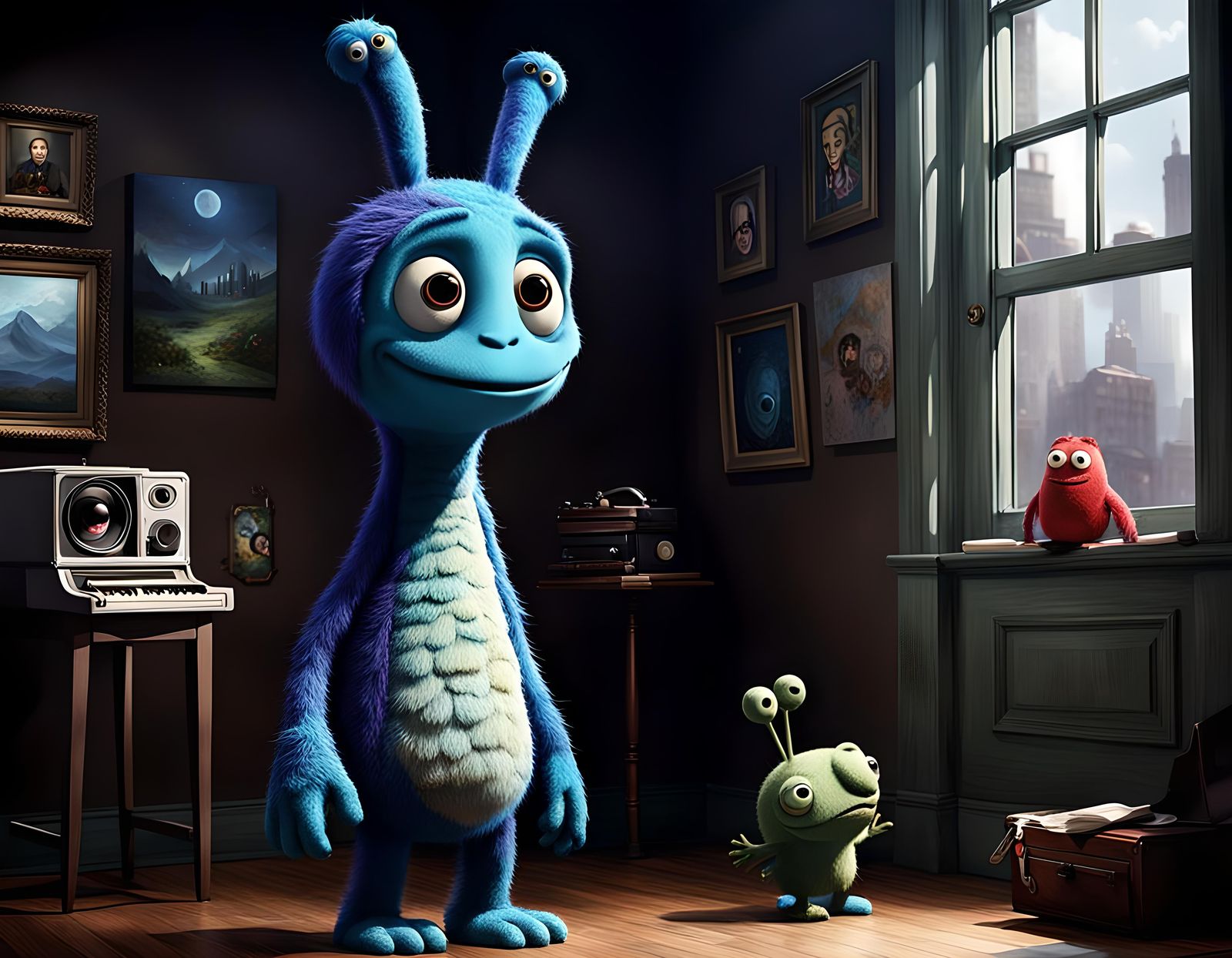 Best (professional) art based on the film "Imaginary Friends" - AI ...