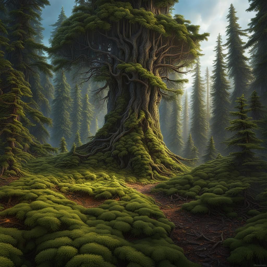 Wonderful tree - AI Generated Artwork - NightCafe Creator