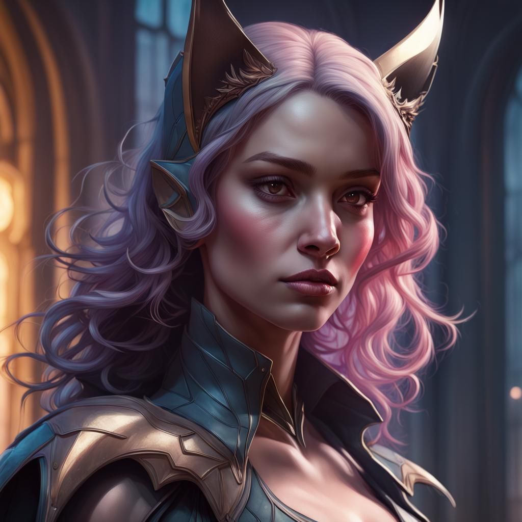 the introvert bat women - AI Generated Artwork - NightCafe Creator