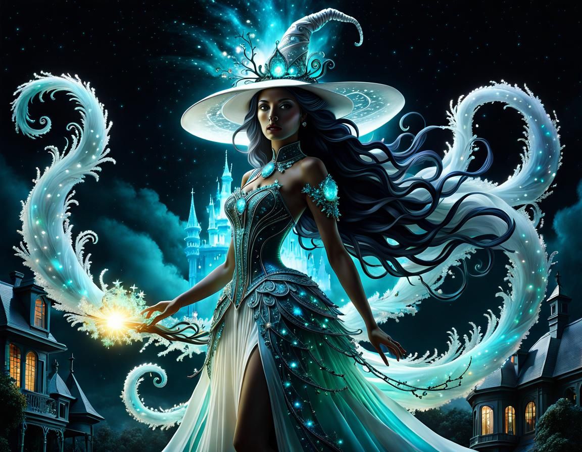 Crystal Witch - AI Generated Artwork - NightCafe Creator