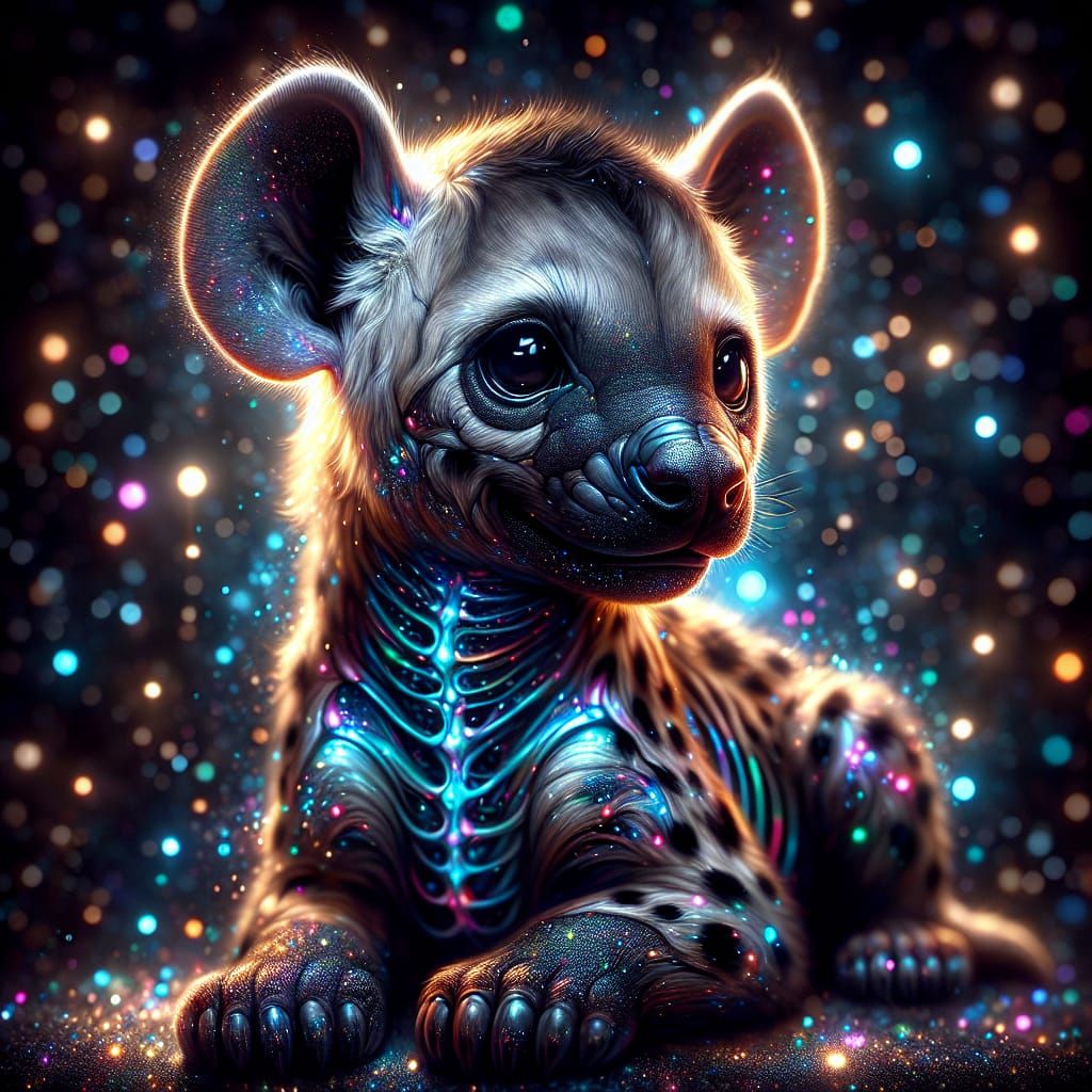 Magical Hyena - AI Generated Artwork - NightCafe Creator