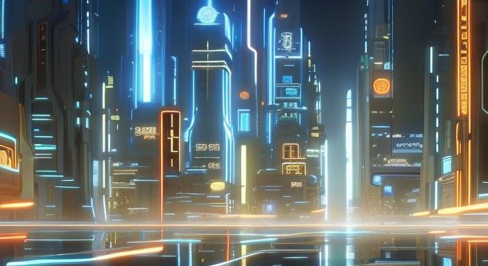 Tron - AI Generated Artwork - NightCafe Creator