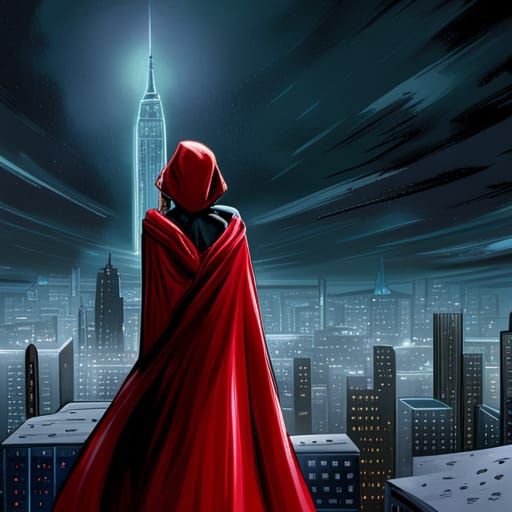 Watching Over The City - AI Generated Artwork - NightCafe Creator