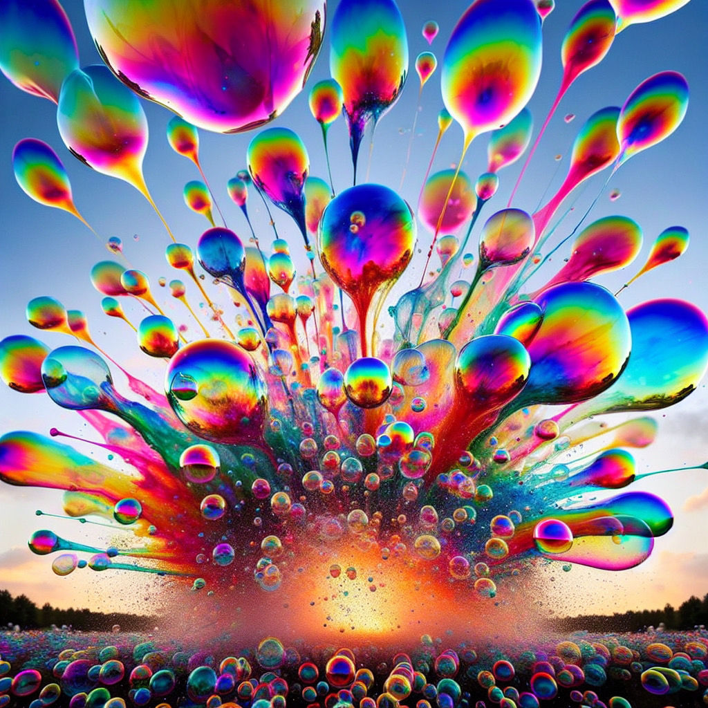 Balloon Bomb - AI Generated Artwork - NightCafe Creator