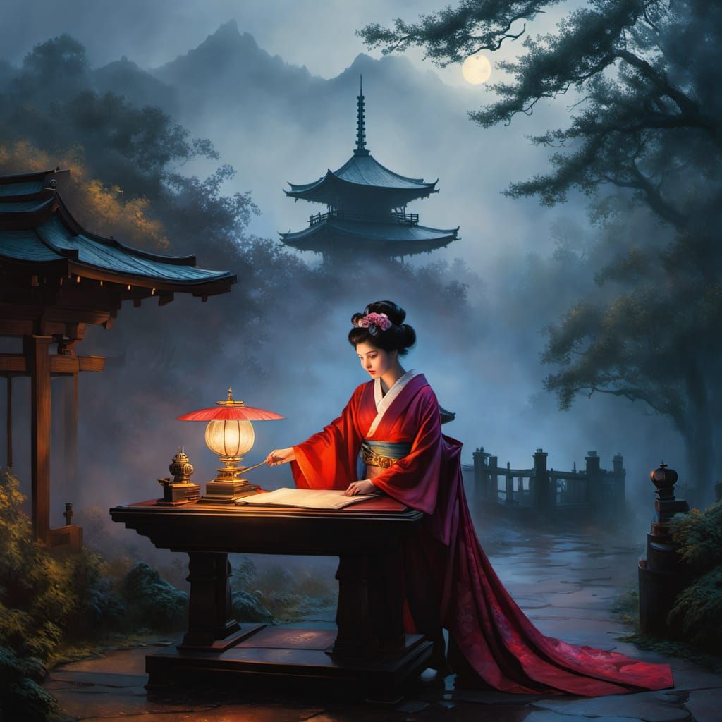 Geisha at work - Geisha at work