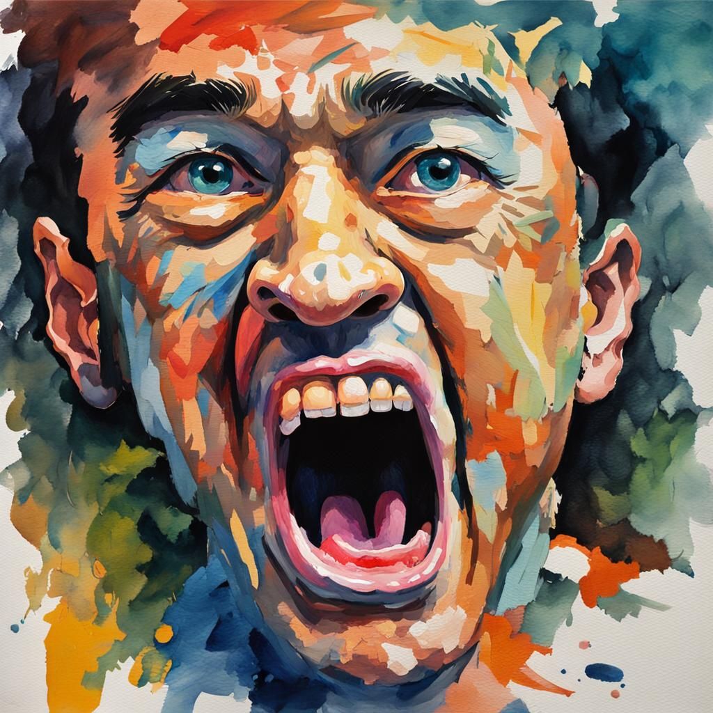 mouth open wide - AI Generated Artwork - NightCafe Creator