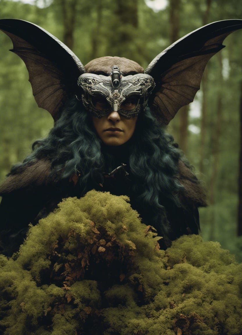 Mothman or Mothwoman? 🤷‍♀️ - AI Generated Artwork - NightCafe Creator