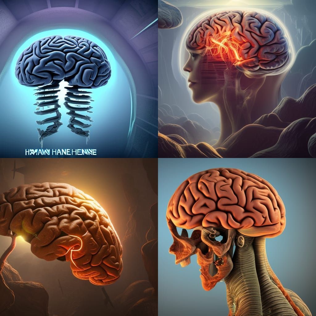 Human brain - AI Generated Artwork - NightCafe Creator