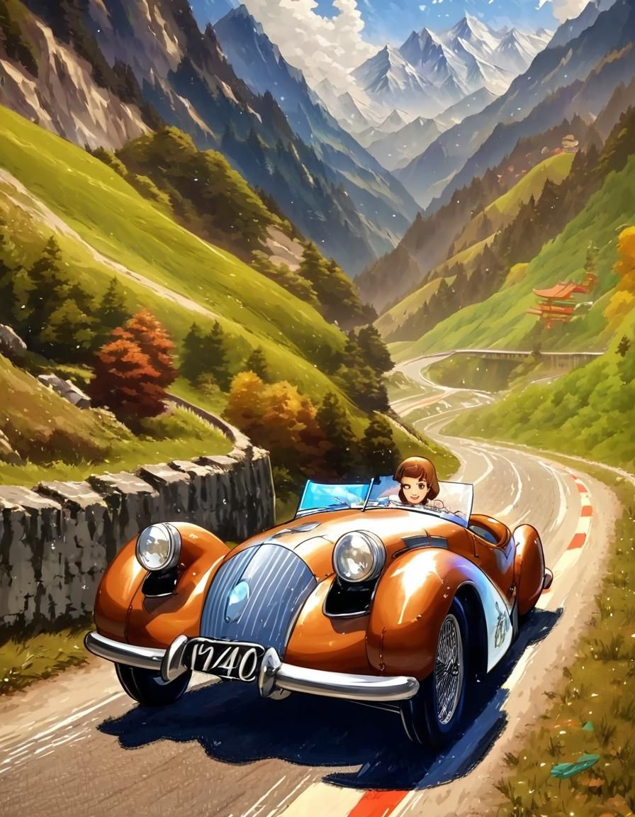 Alps Tourer (AnimagineXL) - AI Generated Artwork - NightCafe Creator