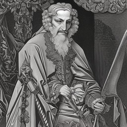 Outline drawing of a noble and sophisticated vampire for coloring By ...