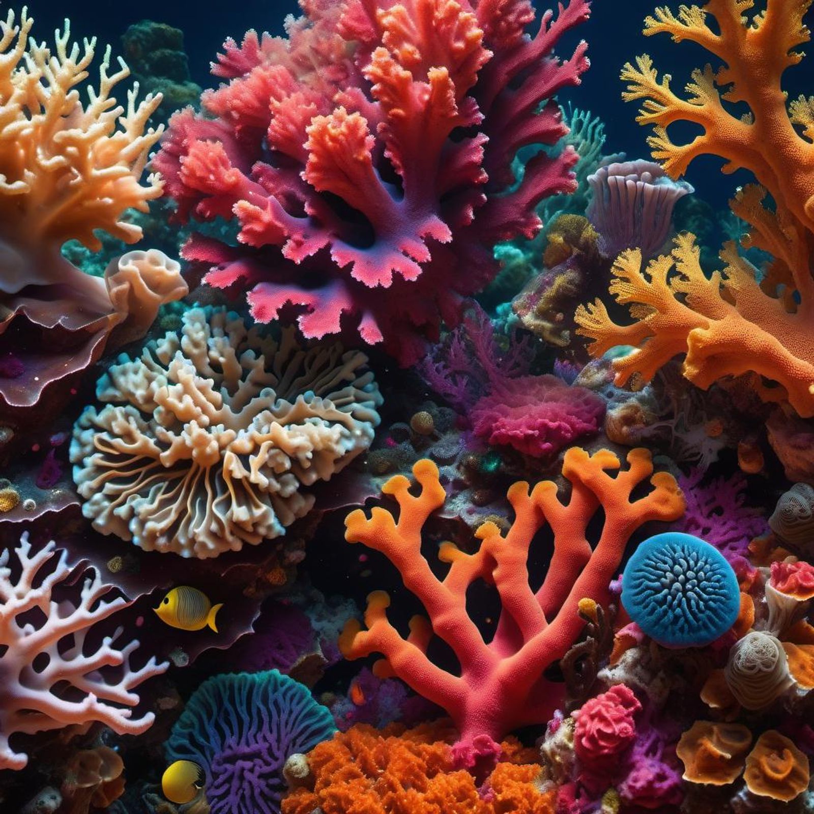 Deep Sea Coral - AI Generated Artwork - NightCafe Creator