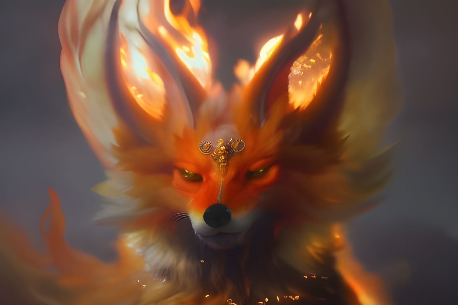 Feisty Furries: Demon Fox #3 - AI Generated Artwork - NightCafe Creator