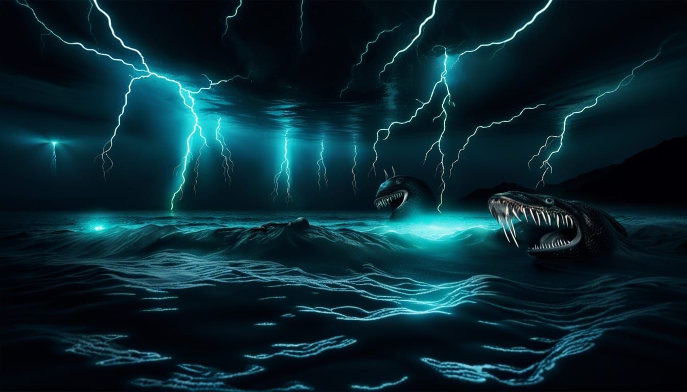 The Shrieking Eels - AI Generated Artwork - NightCafe Creator