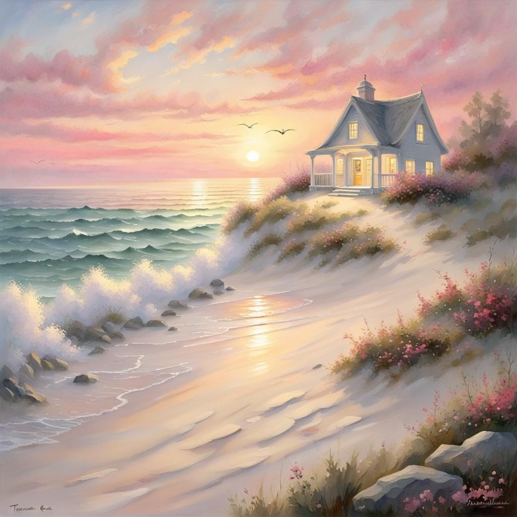 Shell Cottage - AI Generated Artwork - NightCafe Creator