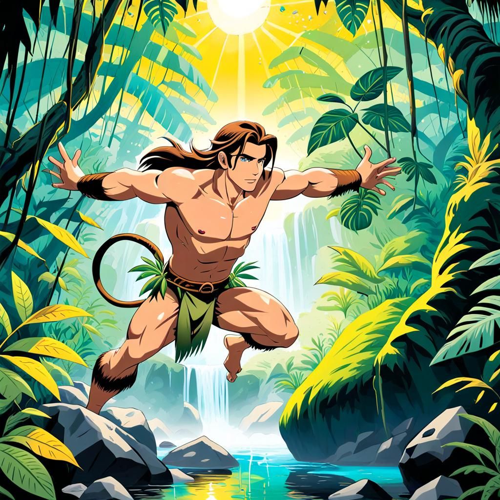 Tarzan - AI Generated Artwork - NightCafe Creator