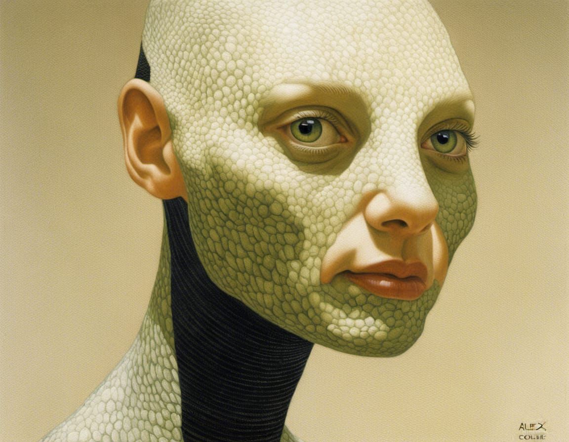 Hybrid Portrait - AI Generated Artwork - NightCafe Creator