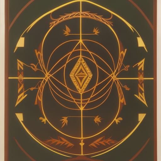 Kata Tjuta, Druidic, runic diffused, heart, chakra, armour, light ...