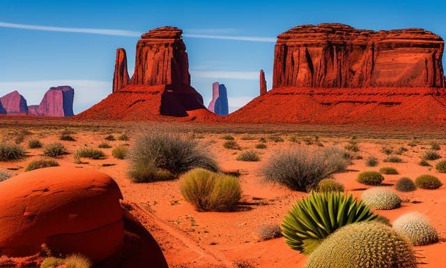 Desert Scape - AI Generated Artwork - NightCafe Creator