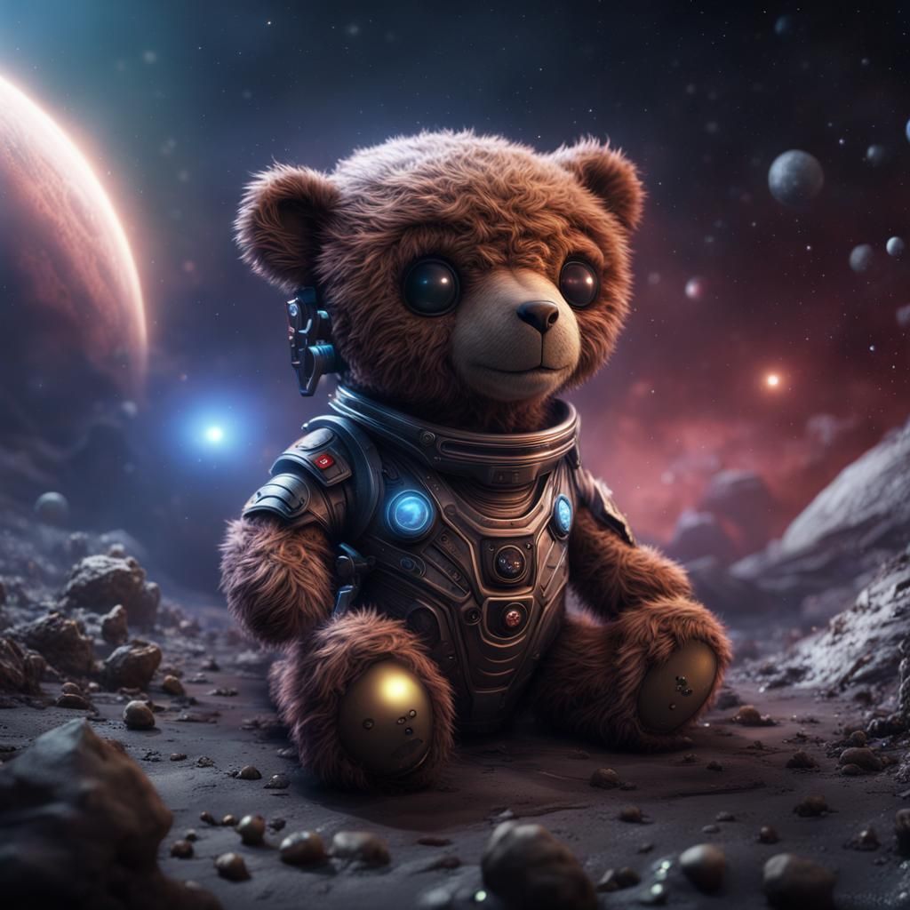 Alien Bear Two - AI Generated Artwork - NightCafe Creator