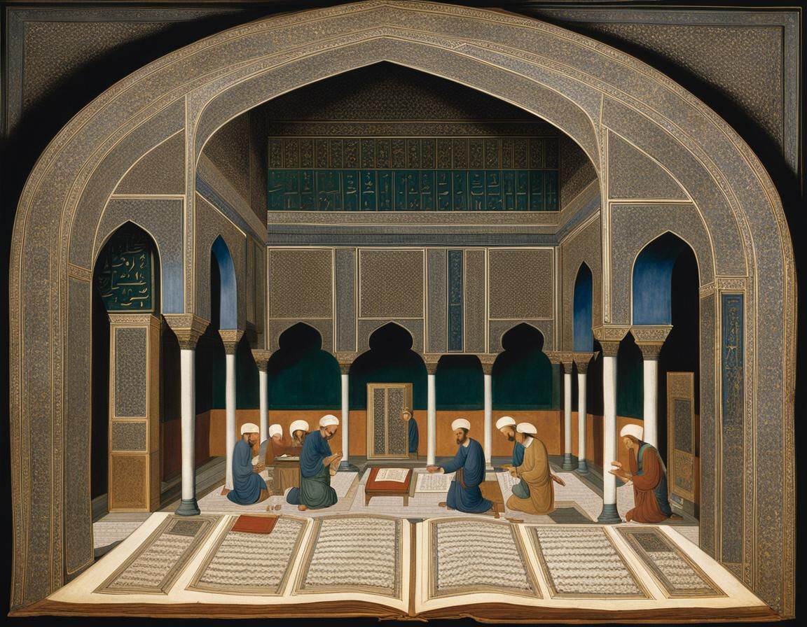 The House of Wisdom in Baghdad - AI Generated Artwork - NightCafe Creator