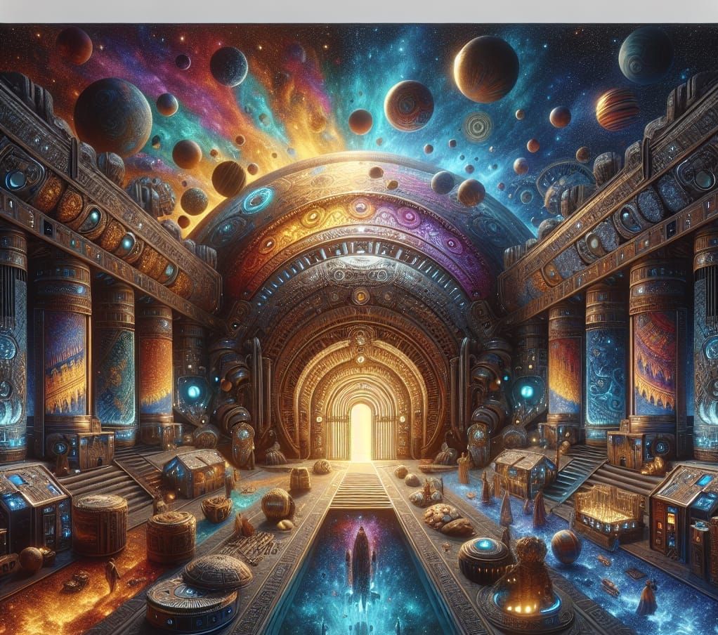 intergalactic vault of precious artifacts