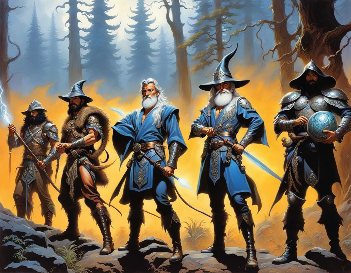 Epic Witchy Fantasy by Frank Frazetta & Hajime Sorayama :: Ruggedly ...