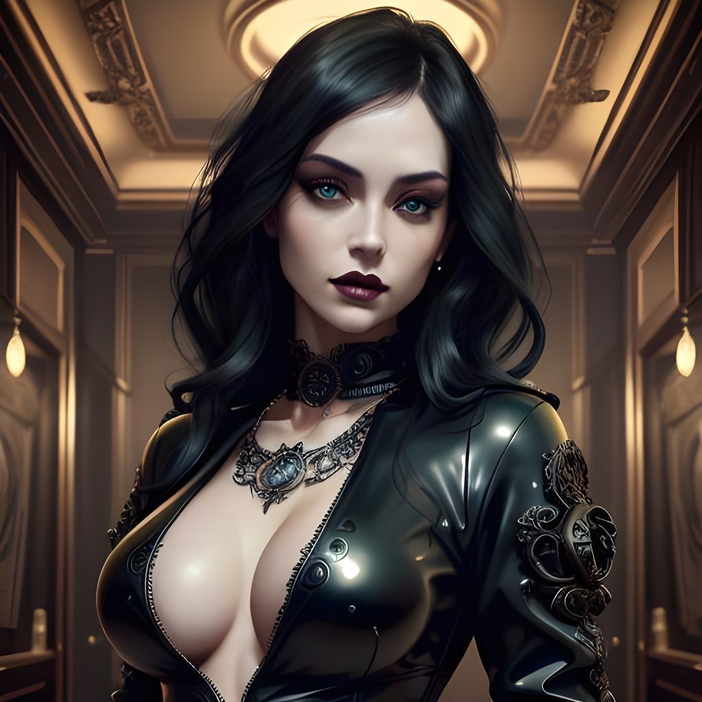 fantasy female goth - AI Generated Artwork - NightCafe Creator
