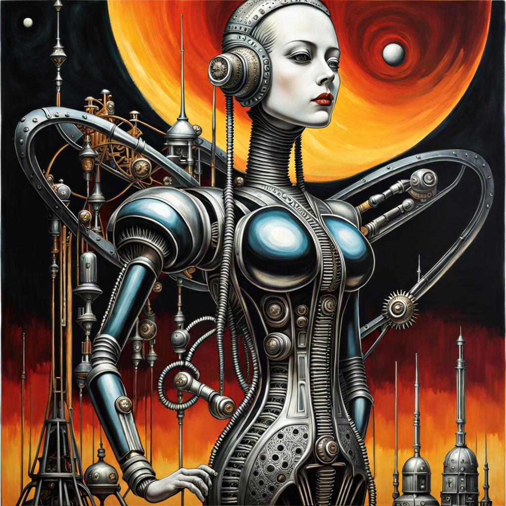 Amazing Alien-Girl - AI Generated Artwork - NightCafe Creator