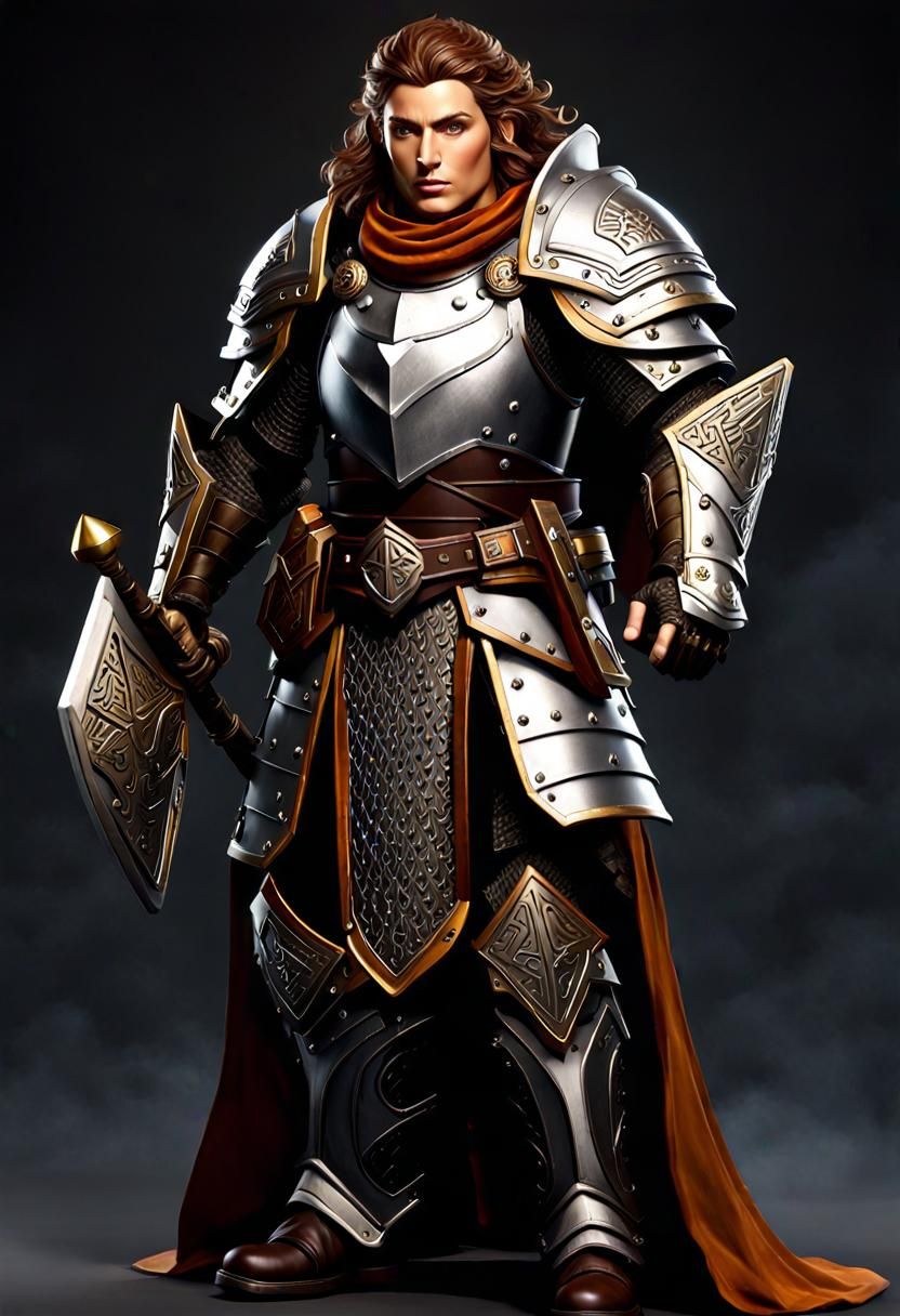 Daina Ungart, Dwarven Knight from Mithril Hall - AI Generated Artwork ...