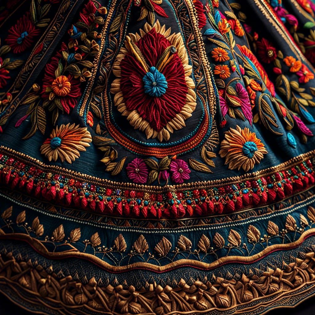 Embroidery - AI Generated Artwork - NightCafe Creator