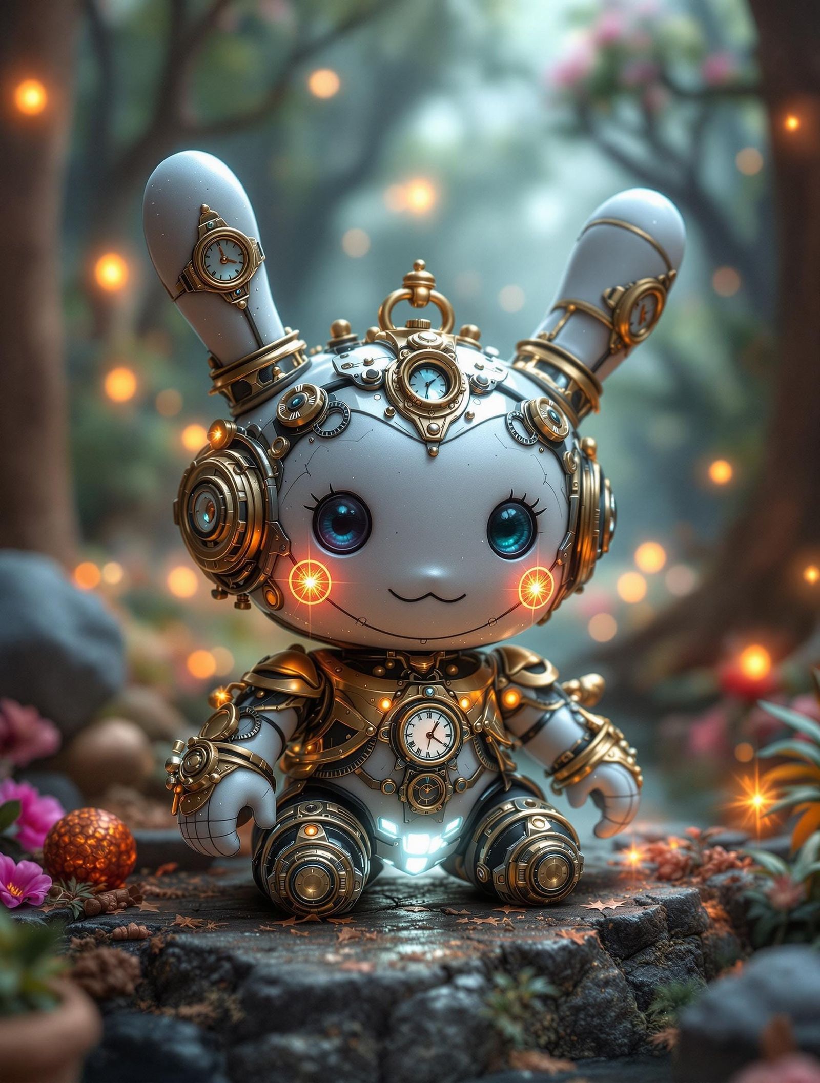 Sanxingdui Kawaii Fairy Borg Munny Duck River