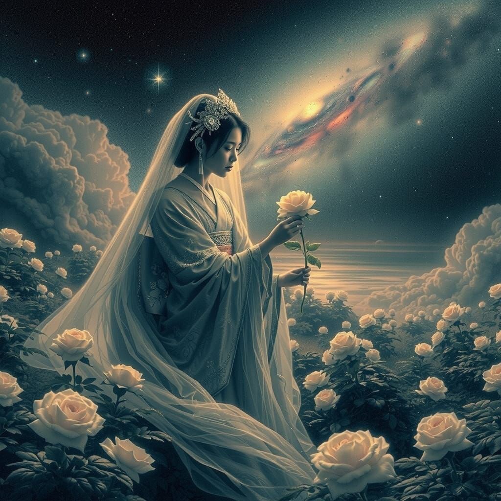 Illustration for "Mon amie la rose (薔薇の友)"