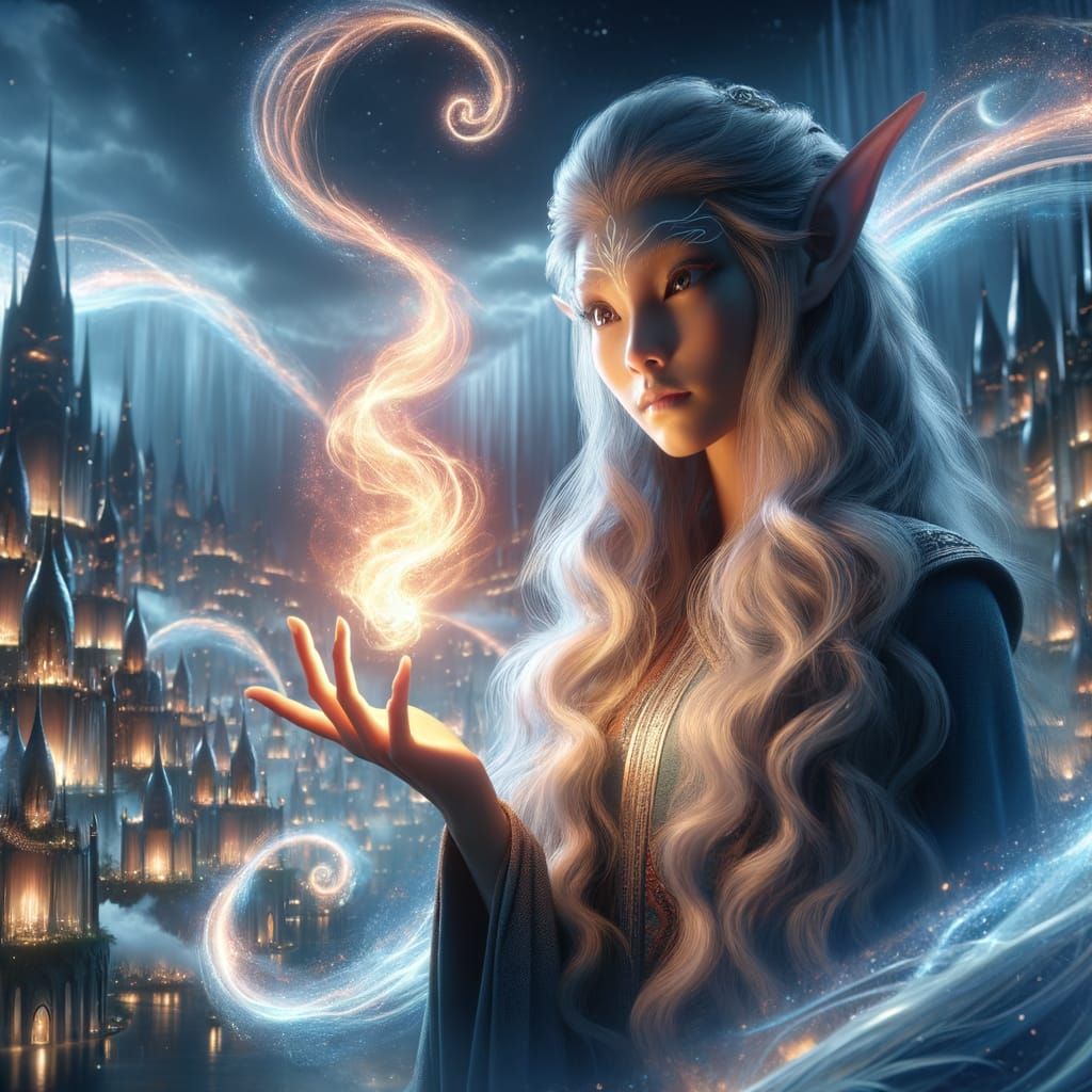 The Magic that binds - Elven City Radiates Ethereal Glow Un...