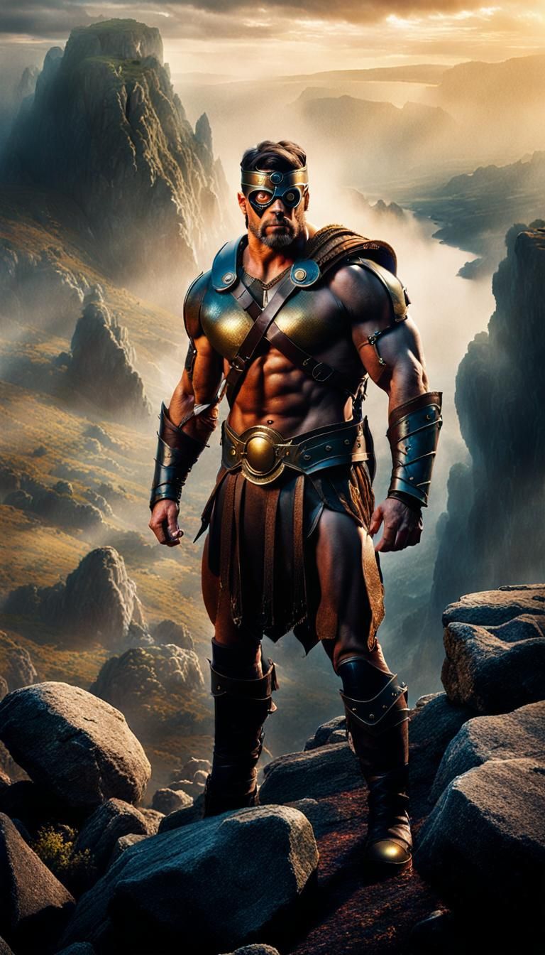 Mythoclops - Epic Cyclops in Ancient Landscape, Inspired by ...