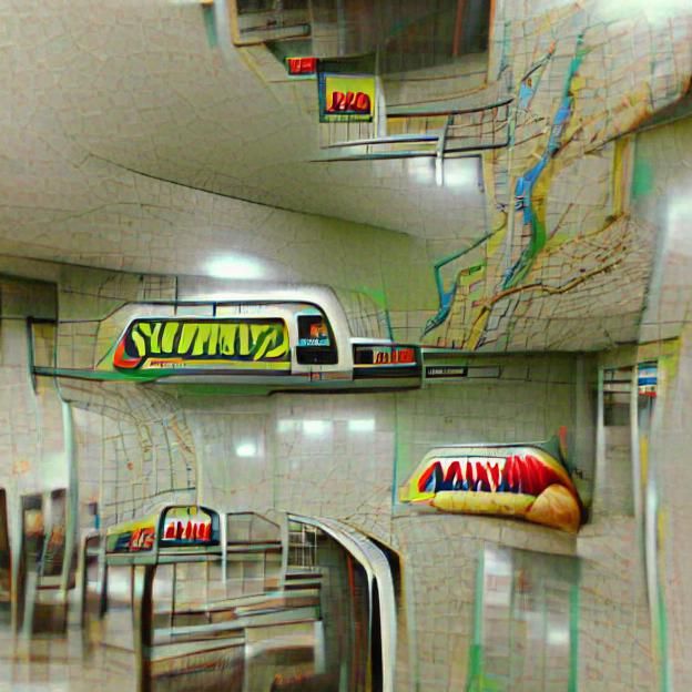 Subway Metro - AI Generated Artwork - NightCafe Creator