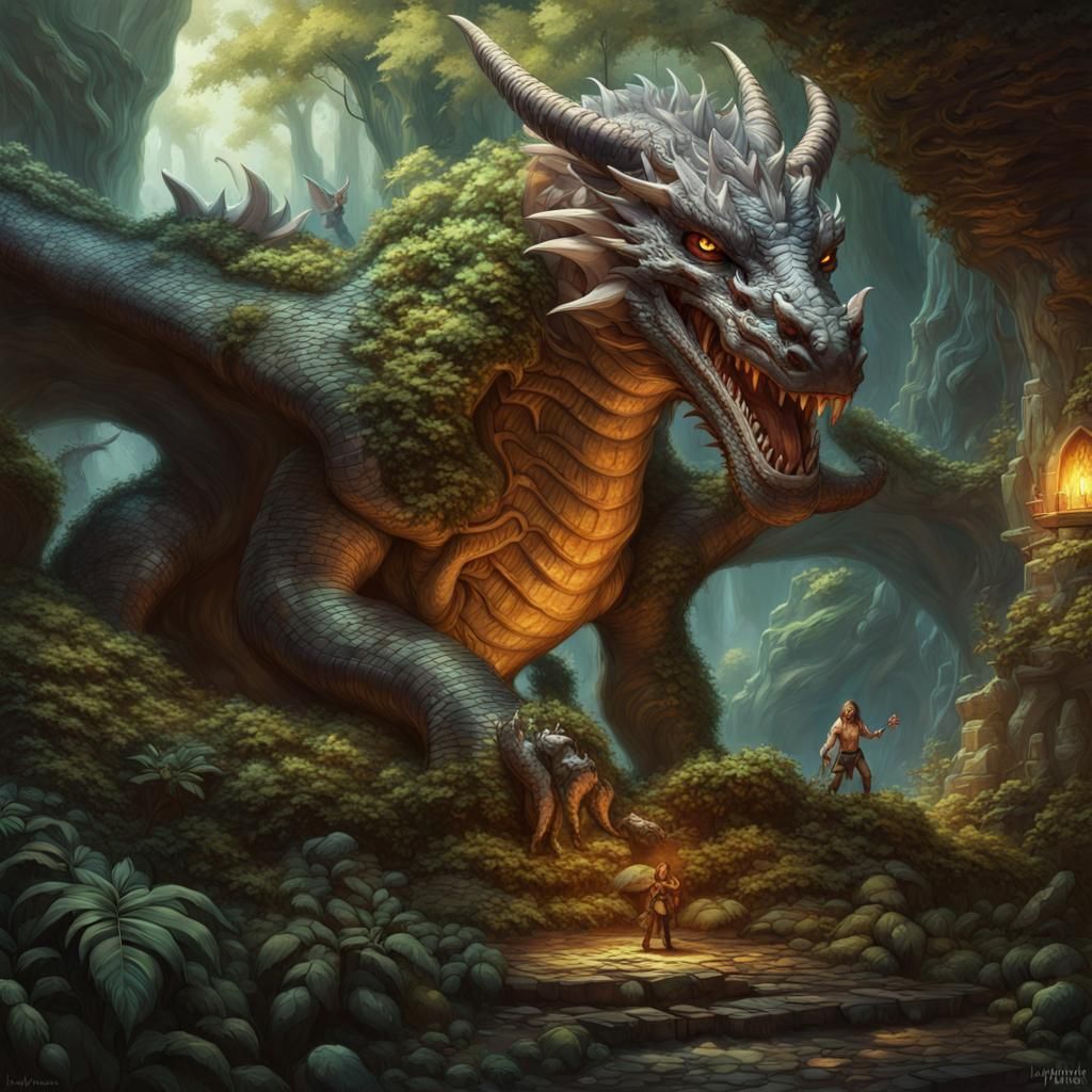 Prehistoric dragon with Aposematic coloration and tapetum lucidum in ...