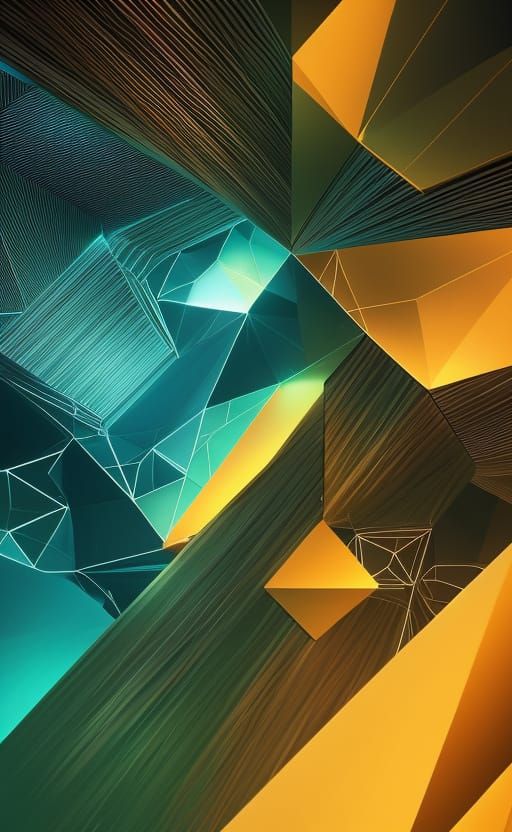 Geometric Art #2 - AI Generated Artwork - NightCafe Creator